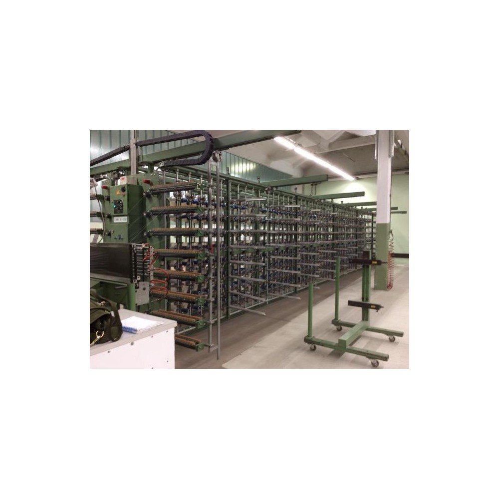 Ref.386 - KARL MAYER sectional warper with automatic leasing and KARL ...