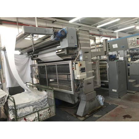 Ref.497 - MONFORTS flat stenter machine 8 chambers gas heated suitable ...