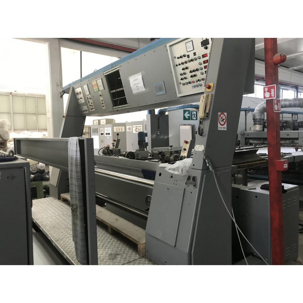 Ref.497 - MONFORTS flat stenter machine 8 chambers gas heated suitable ...