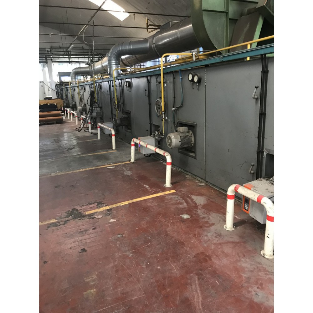 Ref.518 - Brueckner stenter line 7 chambers gas ww 2000 mm ...