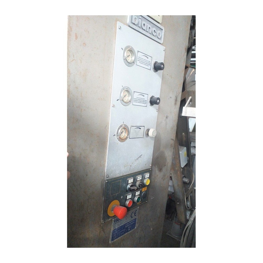 Ref.587 - BIANCO slitter line year 2003 with rope opener and squeezer ...