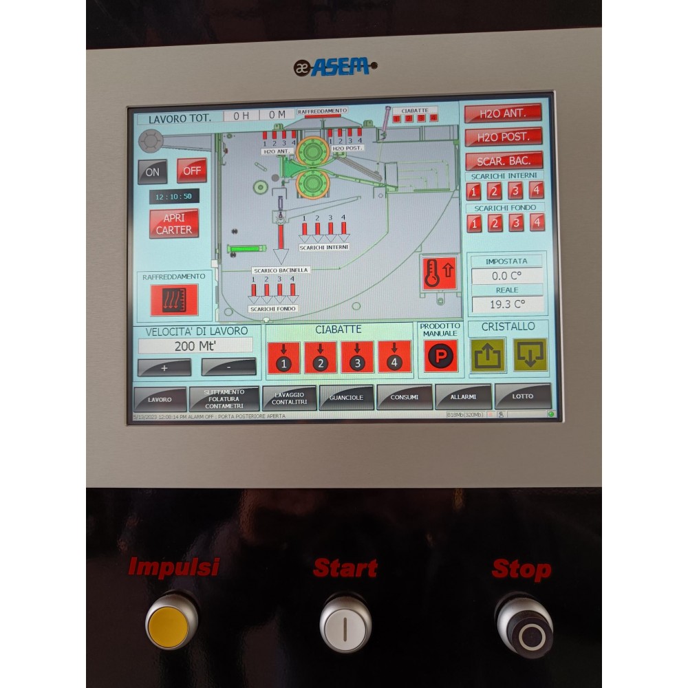 Ref.595 – combined milling and scouring machine NEW for rope fabrics ...